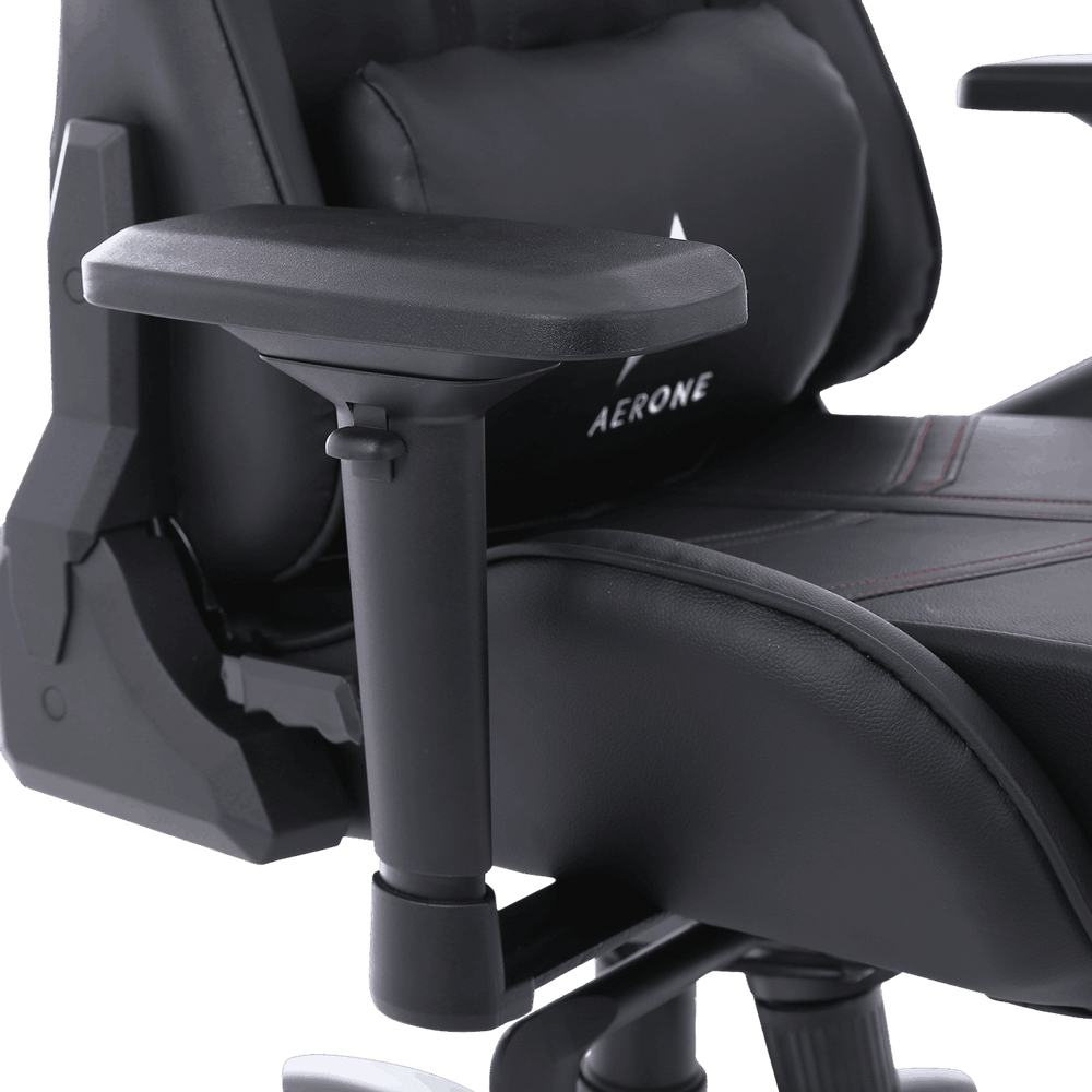 Aerone Platinum Series Gaming-Stuhl in voller Größe | Schwarz