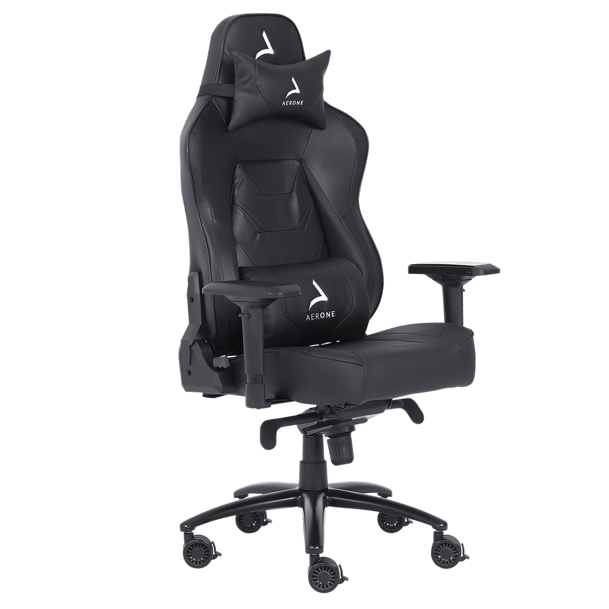 Chaise Gaming Aerone Iridium | Noir Carbon | Structure Renforçée